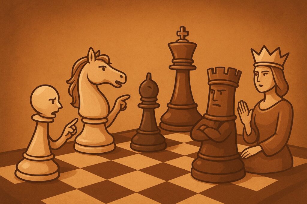 If chess pieces could talk: the philosophy of the game